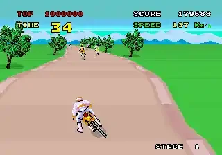 Play Enduro Racer (YM2151, FD1089B 317-0013A) Retro Game Free Online ...