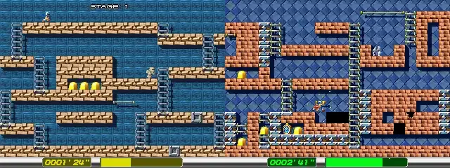 Lode Runner - The Dig Fight (ver. B) - Play Free Online Retro Game