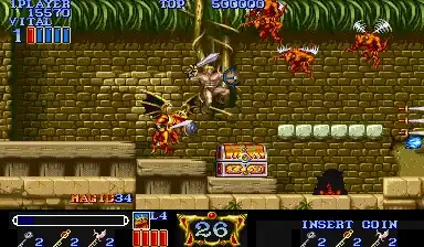 Play Magic Sword - heroic fantasy (23.06.1990 other country) Retro Game Free Online Browser