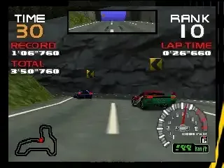 Play RR64 - Ridge Racer 64 (Europe) Retro Game Free Online Browser