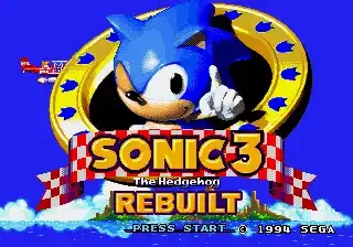 Play Sonic 3 Rebuilt Retro Game Online Free