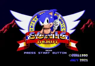 Play Sonic Debut CGS 2021 DEMO Retro Game Free Online Browser