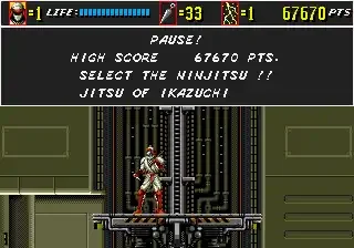 Super Shinobi II, The (Japan) (Beta) Play Retro Game Free Online Browser