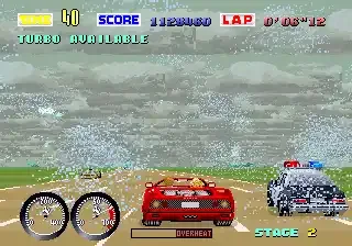 Play Turbo Out Run (Japan, deluxe cockpit, FD1094 317-0101) Retro Game ...